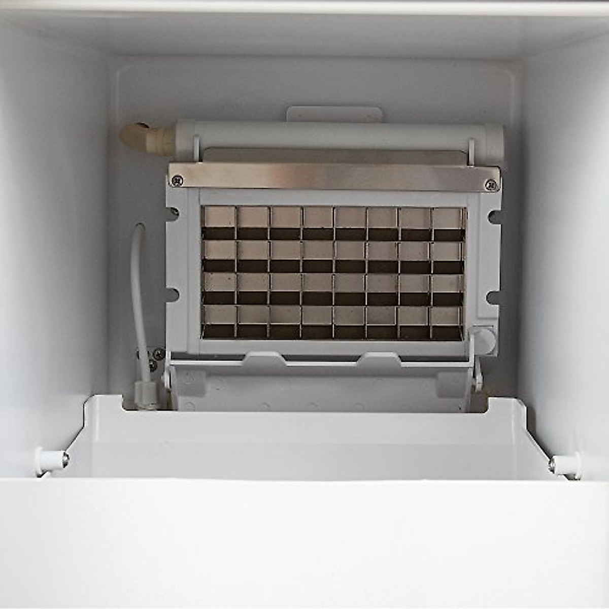 DUURA DI50 60Lb Premium Energy Star Clear Ice Cube Maker Machine for Built-in Undercounter or Freestanding Household Residential or Commercial Use, 15 Inch Wide, Silver