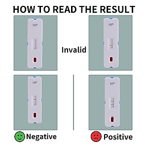 Kueysing Helicobacter Pylori Test Kits, H. Pylori，h. Pylori 10-15 Minutes of Quick Home Testing, The Result is Highly Accurate, Easy to Read and use…
