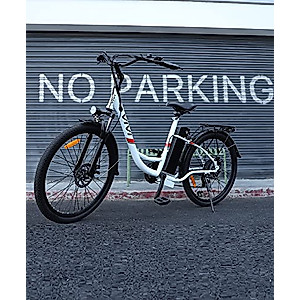 Vivi Electric Bike, 26/20 Inch Electric Bicycle for Adults, 500W E-Bike with 48V Removable Battery, 7 Speed Electric Commuter Cruiser Bike 20MPH & 50 Mile Adult Electric Bikes City Women