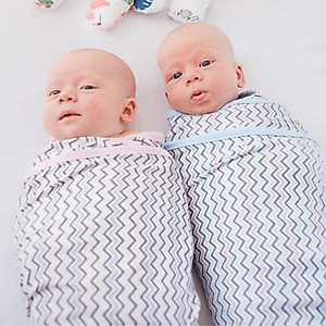 Miracle Blanket Swaddle Wrap - Boy, Girl, or Neutral Receiving Baby Blanket - Soft, Wearable Sleep Sack Essential for Newborns and Infants (Solid Heather Gray)