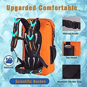 Iculbag Backpack Coolers Insulated Leak Proof 36cans for Man Women Insulated Cooler Backpack Waterproof Soft Travel Hiking Beach Camping Picnic for 12hours Cooling