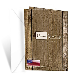 Prime Greetings Happy Birthday Card For Daughter, Made in America, Eco-Friendly, Thick Card Stock with Premium Envelope 5in x 7.75in, Packaged in Protective Mailer