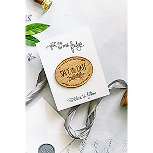 A2 Save the Date Magnet Backing Cards Put Me On Your Fridge Invitation To Follow (Cards & envelopes)