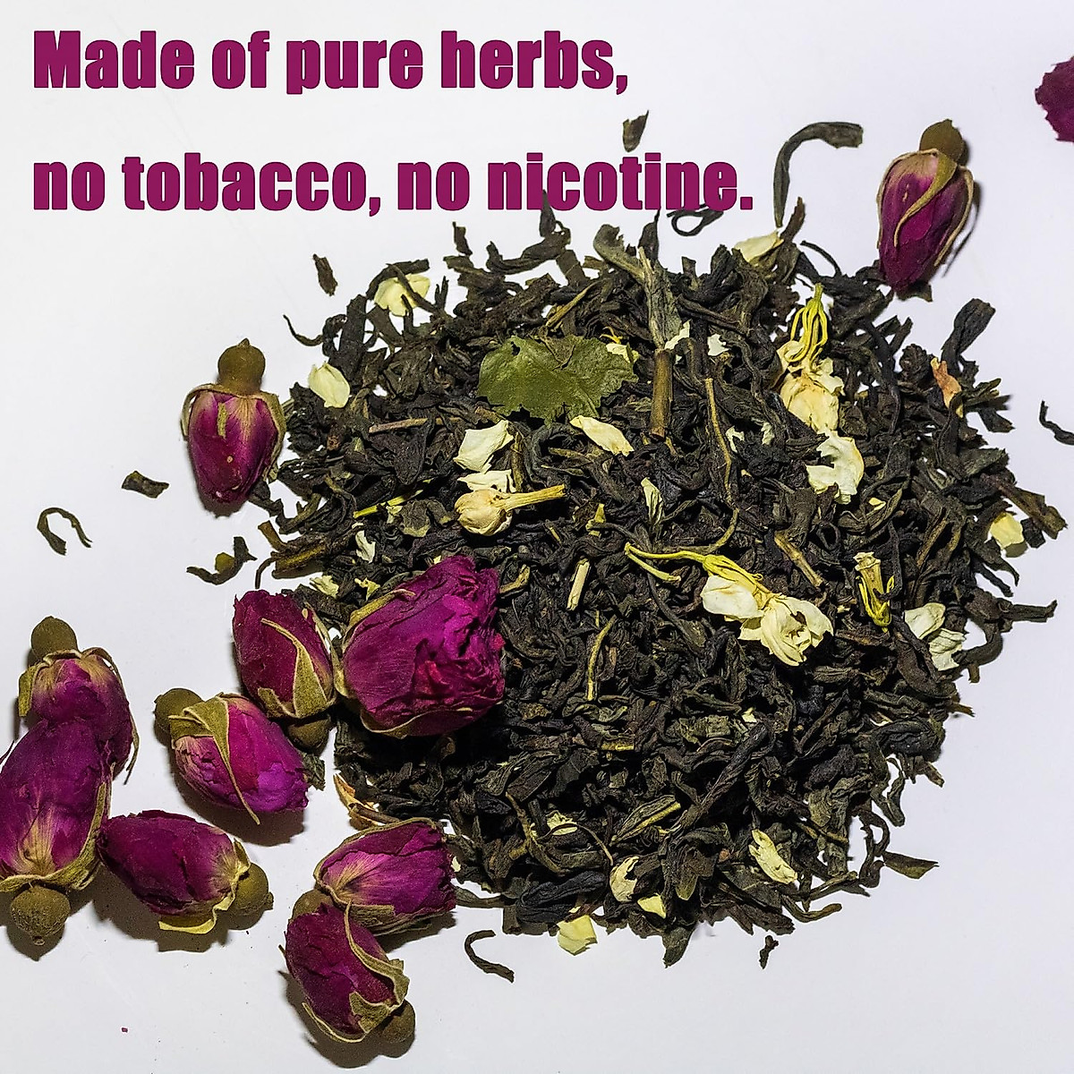 Wild Tea Herbal Cigarettes, Tobacco and Nicotine Free, 4 Packs, 80 Smokes