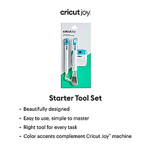Cricut Joy Starter Tool Kit - To be used with Cricut Cutting Machines, 3-Piece Tool Set to Create Custom Cards, Vinyl Decals, Personalized Labels & Stylish Décor