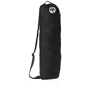 Manduka Go Light Full Zip Yoga Mat Carrier Bag with Adjustable Strap, 30 x 5.5 x 7, Black, One Size (GO LIGHT 3.0-BLACK)