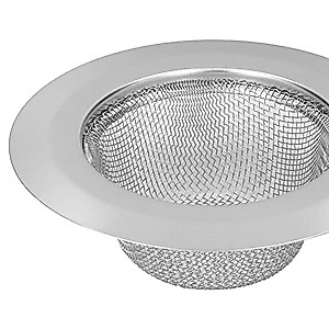 Kitchen Sink Strainer,2pcs Sink Strainer Stainless Steel Rust Proof Sink Stopper Filter with Lids for Kitchen Sink Drain