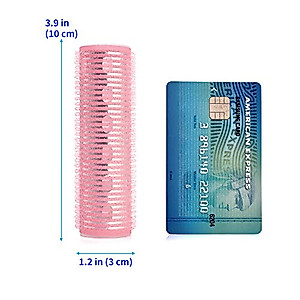 Aluminum Core Long Hair Curler Bang Roller Korean Self Grip Medium Pack of 2