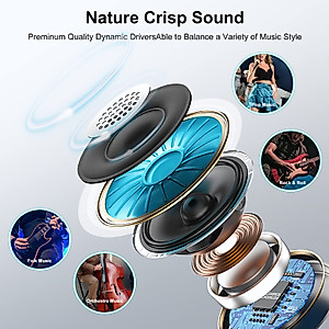 Coolden Wired Earbuds for iPhone 14/13/12/11 Earphones, in-Ear Headphones with Microphone Volume Control HiFi Stereo Headsets Compatible with iPhone 14 Pro/13Pro/12/11/XR/XS/X/7/7Plus/8/8Plus，Black