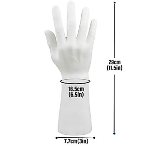 AUEAR, Male Mannequin Hand Display Jewelry Bracelet Necklace Ring Watch Glove Stand Holder White