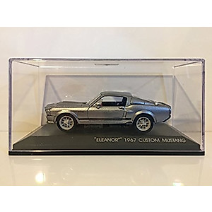 GreenLight Collectibles Gone in Sixty Seconds 1967 Ford Mustang Eleanor 1/43 Scale Diecast Model Car Gray