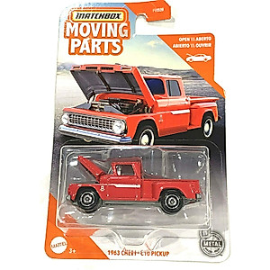 Matchbox 1963 Chevy C10 Pickup, (Red) 2020 Moving Parts