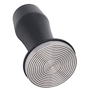 Calibrated Coffee Tamper, Spring Loaded Tamper Aluminum Alloy Ergonomic Handle for Home (53 Thread Bottom)
