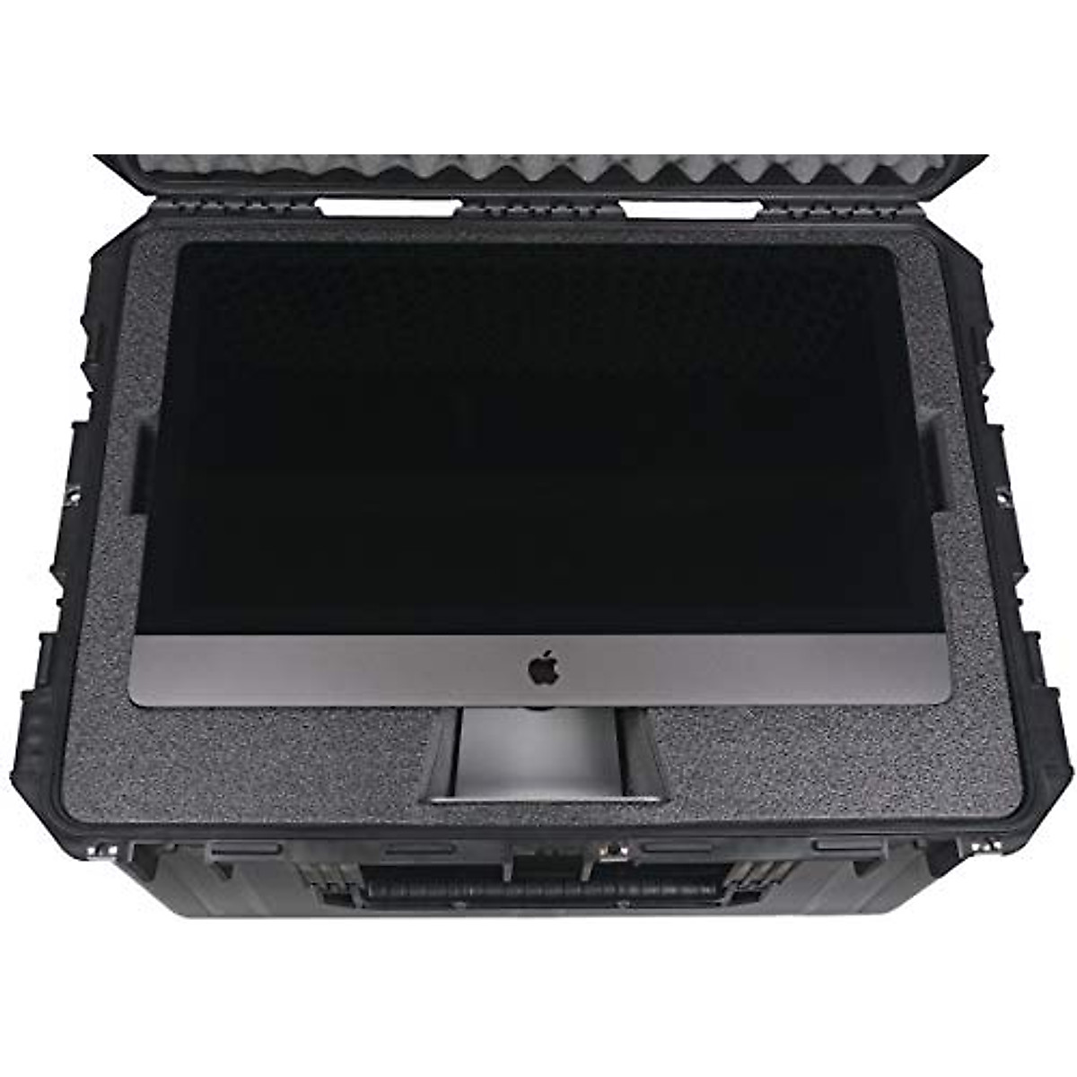 Case Club Case fits 27" iMac or 27" iMac Pro in Heavy Duty Airline Approved Shipping Case - Also Fits Apple Magic Keyboard, Magic Mouse & Accessories- Compact, Wheeled, Lockable, Waterproof, Hard Shell Travel Case