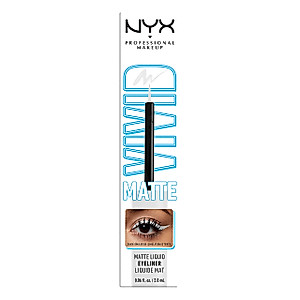 NYX PROFESSIONAL MAKEUP Vivid Matte Liquid Liner, Smear-Resistant Eyeliner with Precise Tip - White