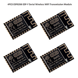 Stemedu ESP8266 ESP-12F ESP-07S ESP-12S Burning Fixture Development Board Test Board Flash Downloader + ESP8266 ESP-F Serial Wireless WiFi Transmission Module (Pack of 5pcs)