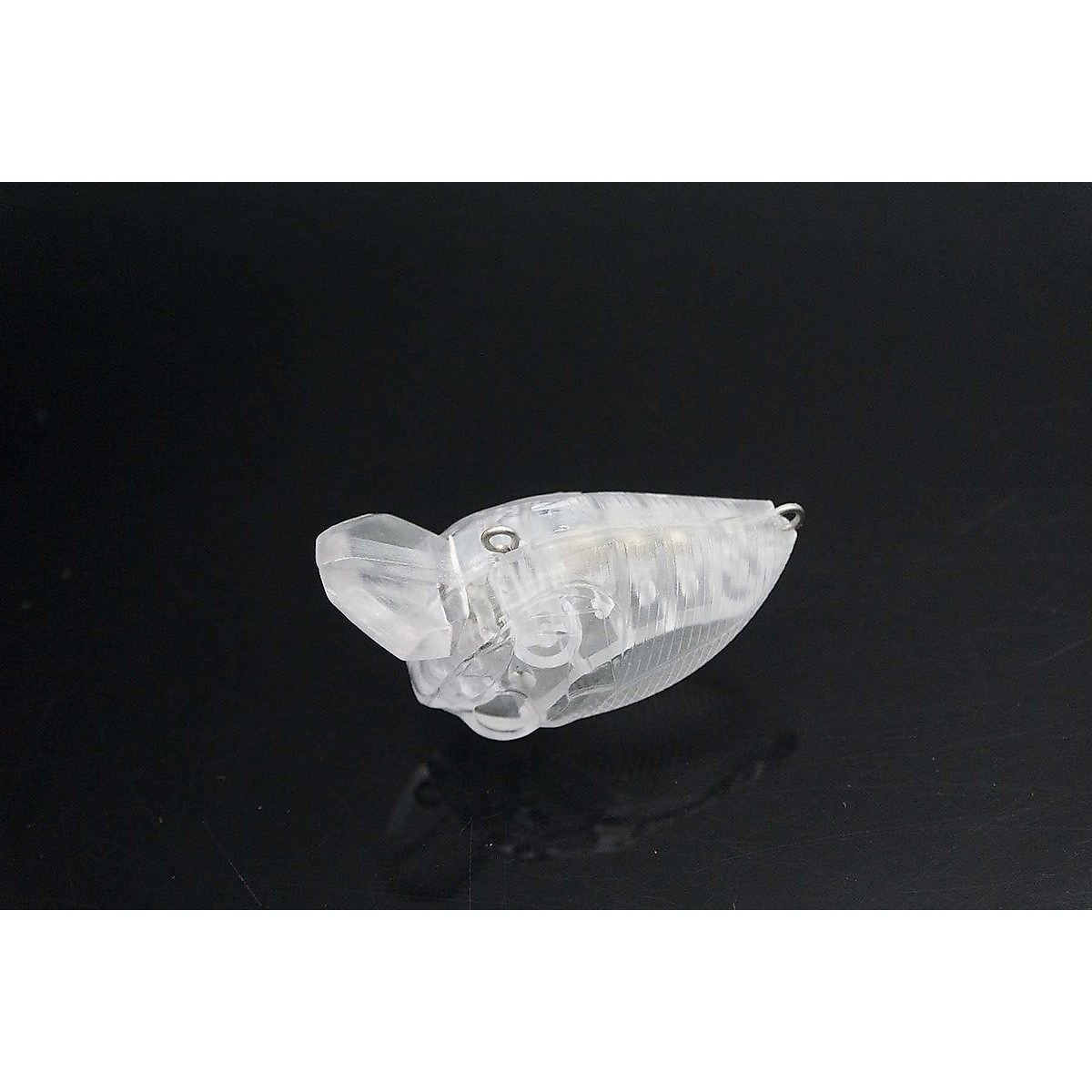 New 10PCS Unpainted Fishing Blanks Crankbait 4.5cm 7.25g topwater Artificial Bait Fishing Lures Blank Minnowbait Hard unpainted Artificial Bait Bodies DIY Fishing Tackle Spoons with Free Eye