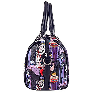 Loungefly Disney Villains Classic All Over Print Faux Leather Crossbody Handbag Purse