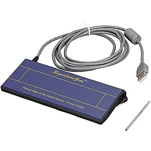 TOPAZ SignatureGem 1X5 (HID USB) Electronic Signature Pad with Software Model T-S261-HSB-R