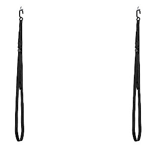 RAD Sportz Kayak Storage Straps Garage Canoe Hangers with 55 lb Capacity, Black