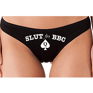 Knaughty Knickers Slut for BBC Queen of Spades QoS Tattoo Panties Big Black Cock