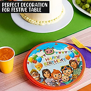 BOGAZNET 30PCS Plates 9" Birthday Decorations Party Plates for Party Supplies Party Favors 1st Birthday Birthday Party Decorations