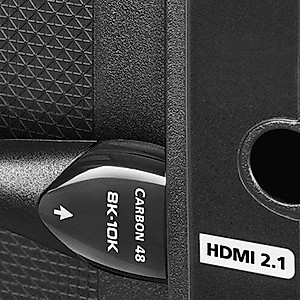 AudioQuest Carbon 48 0.75m 8K-10K 48Gbps HDMI Cable (2.5ft)