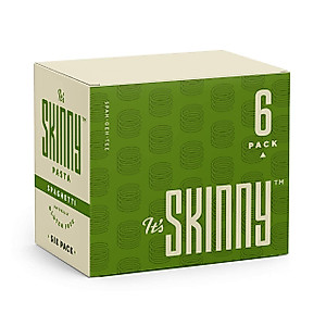It’s Skinny Spaghetti — Healthy, Low-Carb, Low Calorie Konjac Pasta — Fully Cooked and Ready to Eat Shirataki Noodles — Keto, Gluten Free, Vegan, and Paleo-Friendly (6-Pack)