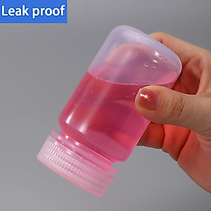 ASEVAT 20Pcs Clear Plastic Reagent Bottle, 4 oz Laboratory Grade Polypropylene Wide Mouth with Screw Cap, Water Sample Bottles for Classrooms or Storage at Home