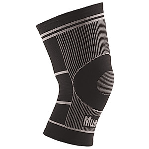 MUELLER Sports Medicine 4-Way Stretch Knee Support Sleeve, For Men and Women, Black, L/XL