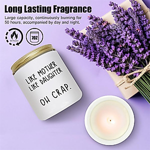 Gift For Mom From Daughter Birthday Candle For Mom -7ozSoy Wax Lavender Long Burn Time Scented Candle- Unique Bday Christmas Mother Day Presents For Mother From Child
