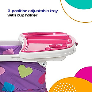 Cosco Simple Fold Deluxe High Chair, Monster Shelley