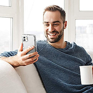 ORIbox Case Compatible with iPhone 12 and iPhone 12 Pro, Heavy Duty Shockproof Anti-Fall Clear case