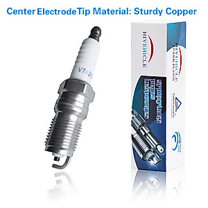 HiVehicle V7425 Spark Plugs – Replacement of #3951 TR55 (6 Pack)