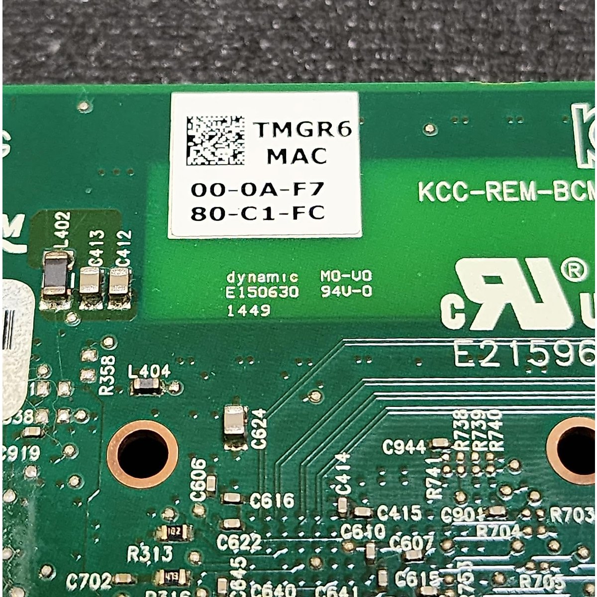 Dell YGCV4 Broadcom 5719 Quad Port 1Gbe Network PCI-E Ethernet Adapter - TMGR6