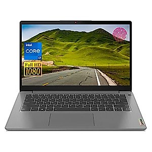 Lenovo New Ideapad 3 14inch FHD Portable Laptop, Intel Core i5-1135G7(Quad-Core, Up to 4.2GHz), 12GB RAM, 1TB PCIe SSD, WiFi 6, Fingerprint Reader, Webcam, HDMI, Card Reader, Win11, GM Accessories