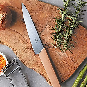 Victorinox Swiss Modern Wood Chef's Knife - Elegant, Timeless Chef's Knife with Wooden Handle - 6"