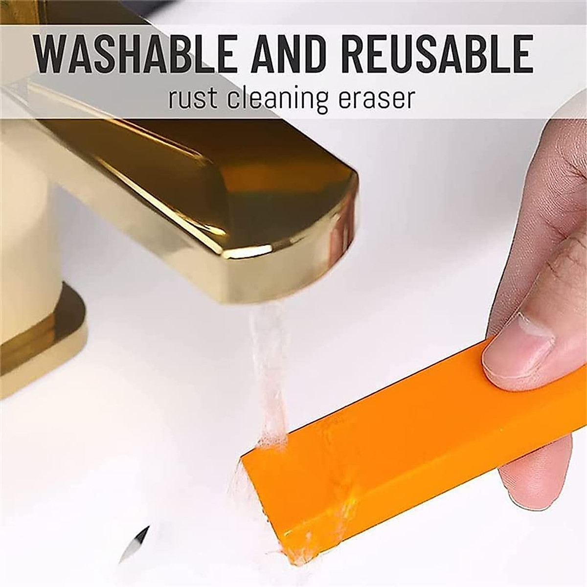 2022 New Stainless Steel Stain Eraser - Magic Eraser Stainless Steel Stain Remover, Stainless Steel Decontamination Artifact for Kitchen (2 Pcs)