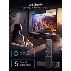 Voice Remote Control Fit for Samsung Smart TVs, BN59-01312A Universal Remote Replacement for All Samsung Frame QLED LED LCD 8K 4K TVs