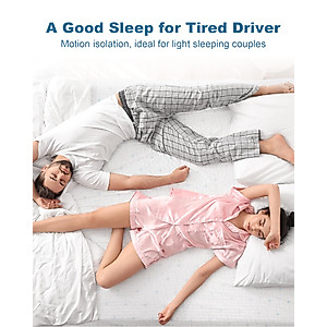 Ferlizer 4" [RV Twin] Memory Foam Mattress Topper for RV & Bunk Bed with Ultra Soft Cover, CertiPUR-US Certified, 28"*75"