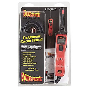 Power Probe III Circuit Tester - PP3CS in Red - Voltmeter