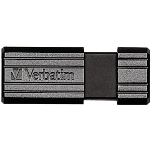 Verbatim VER49064 - 32GB Pinstripe USB Flash Drive - Black