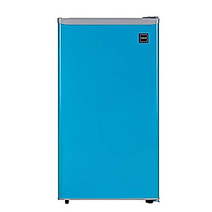 RCA RFR321-FR320/8 IGLOO Mini Refrigerator, 3.2 Cu Ft Fridge, Blue