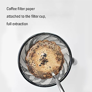 Coffee Filter Disposable Coffee Paper Filters for Ninja Coffee Maker, 100 Pcs #2 Cone Replacement Filter for Ninja Dual Brew Coffee Maker Coffee Filter Natural Unbleached Coffee Filters (White)