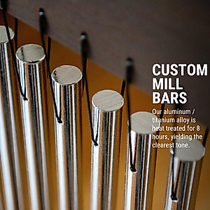 TreeWorks Chimes Classic Medium Single Row Bar Chimes Percussion Instrument — MADE in U.S.A. (TRE23)
