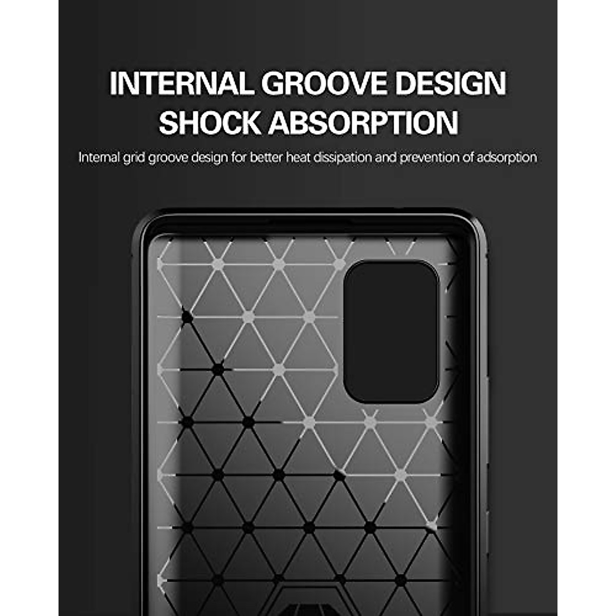 M MAIKEZI Samsung A71 5G case,Galaxy A71 5G case with HD Screen Protector, Soft TPU Slim Fashion Non-Slip Protective Phone Case Cover for Galaxy A71 5G (Black)