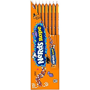Nerds Spooky Ropes Candy, Halloween Trick or Treat Packs, 0.92oz (Pack of 24)