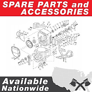 TOMAHAWK 2000 Watt Inverter Generator Super Quiet Portable Power For Residential Home Use 120V and USB Outlet Panel