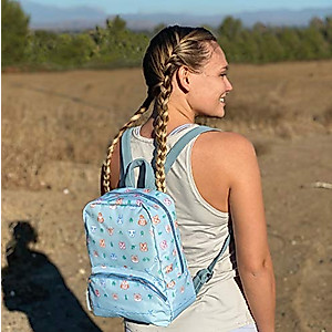 Controller Gear Animal Crossing - Small Backpack Mini Bookbag Travel Bag for Console & Accessories - Outdoor Pattern