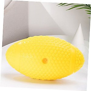 NOLITOY Animal Chewing Toy Dog Grinding Toys Rugby Toys for Football Toys Pet Molar Toys 2pcs Squeaky Shaped Toys